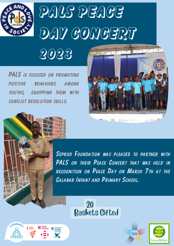 Pals Peace Day Concert 2023 - Seprod Foundation